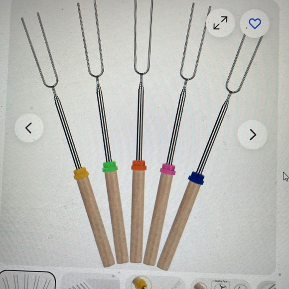 UNCO | Kitchen | Unco Extendable Stainless Steel Roasting Sticks 5 Pack ...